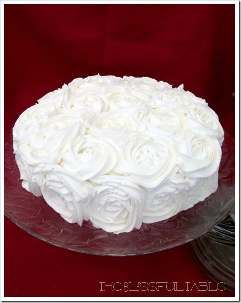 The Blissful Table: Roses Cake